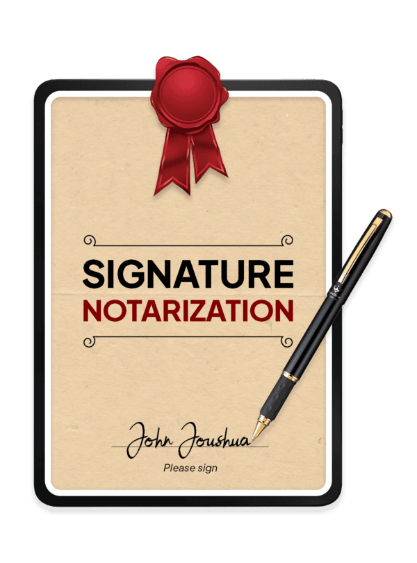 Signature Notarization by Notary Public | NotaryPublic24