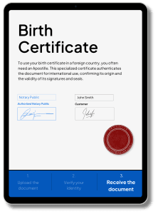 Birth Certificate Notarization online | NotaryPublic24