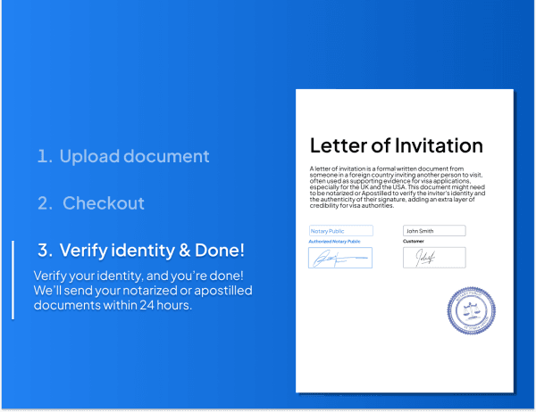 Letter of Invitation | NotaryPublic24