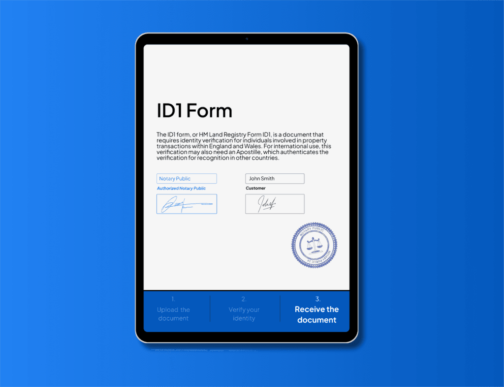 ID1 Form | NotaryPublic24