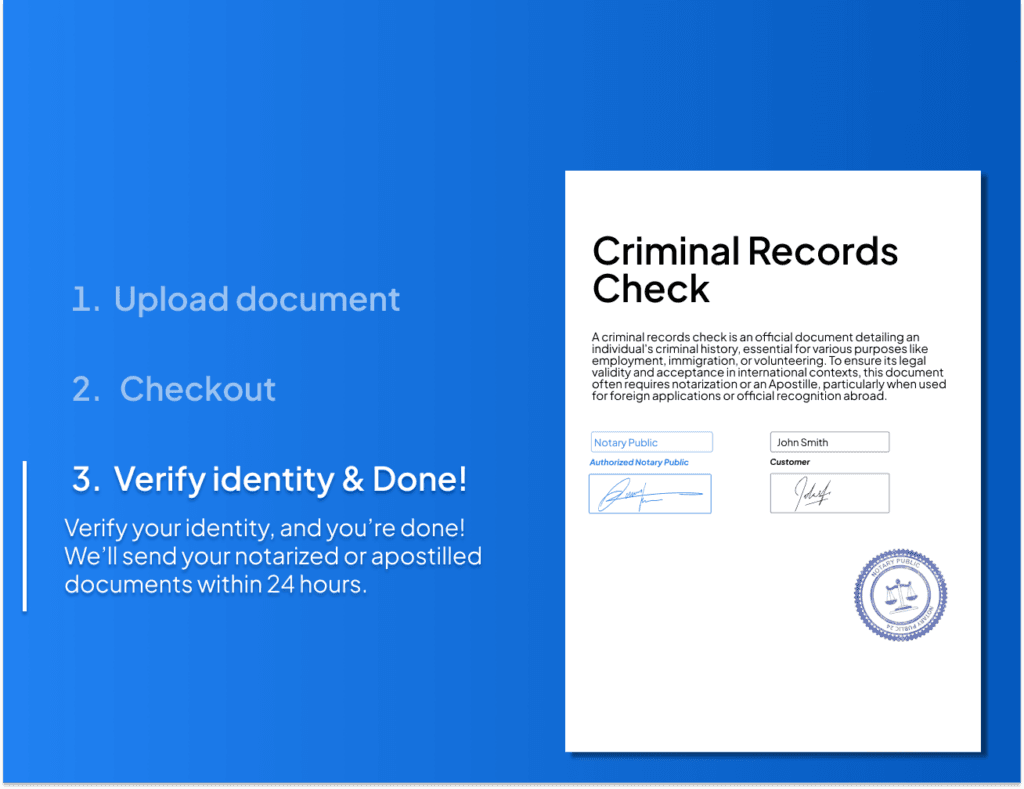 Criminal Records Check | NotaryPublic24